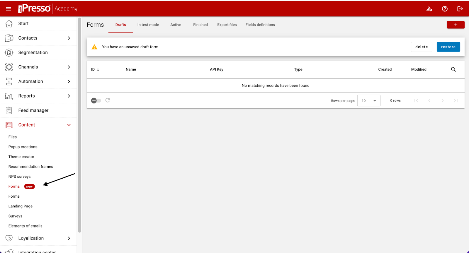 Using iPresso's enhanced forms version – iPresso - Help Center