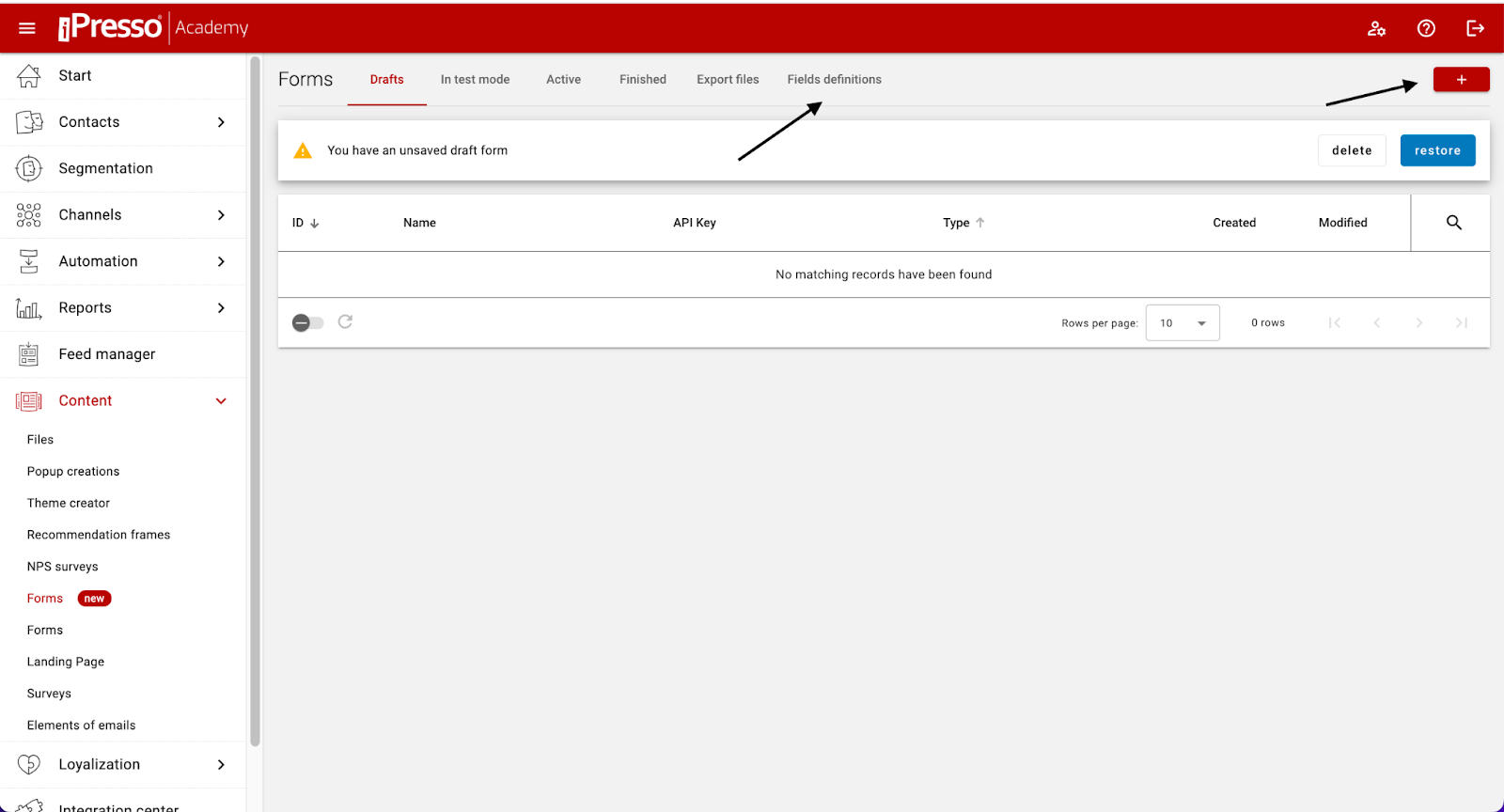 Using iPresso's enhanced forms version – iPresso - Help Center
