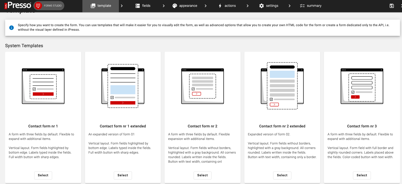 Visual Form Builder – iPresso - Help Center