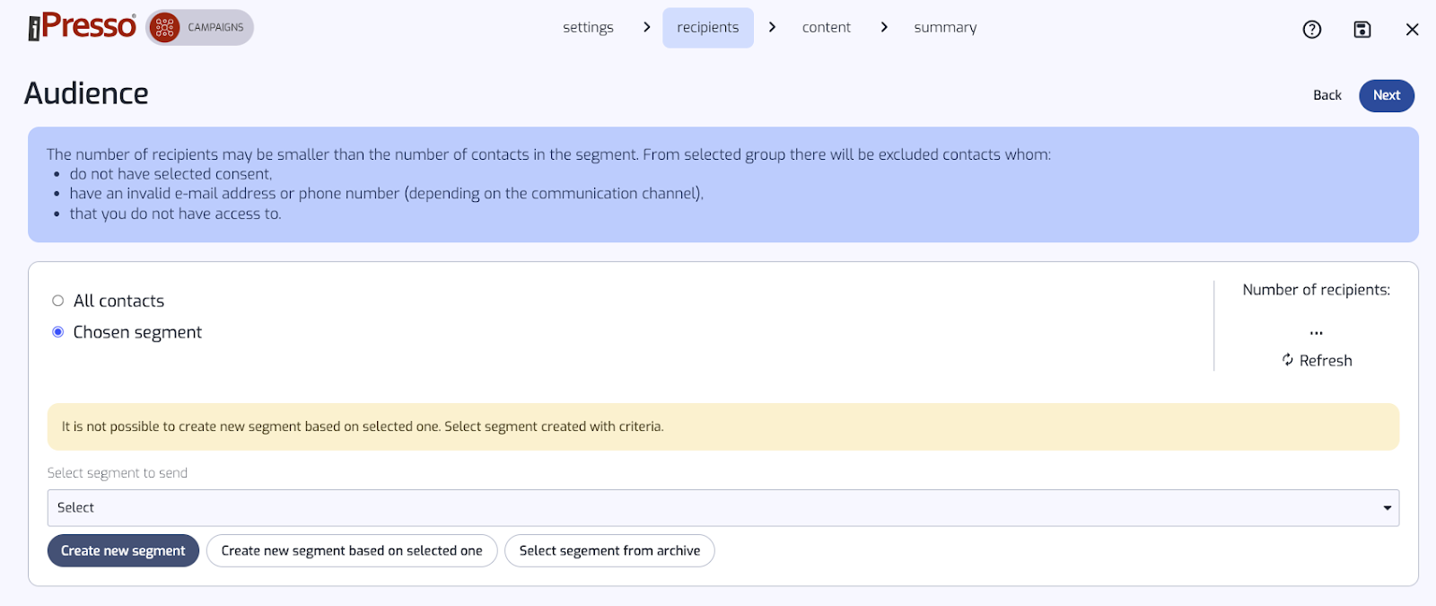 SMS campaign – iPresso - Help Center