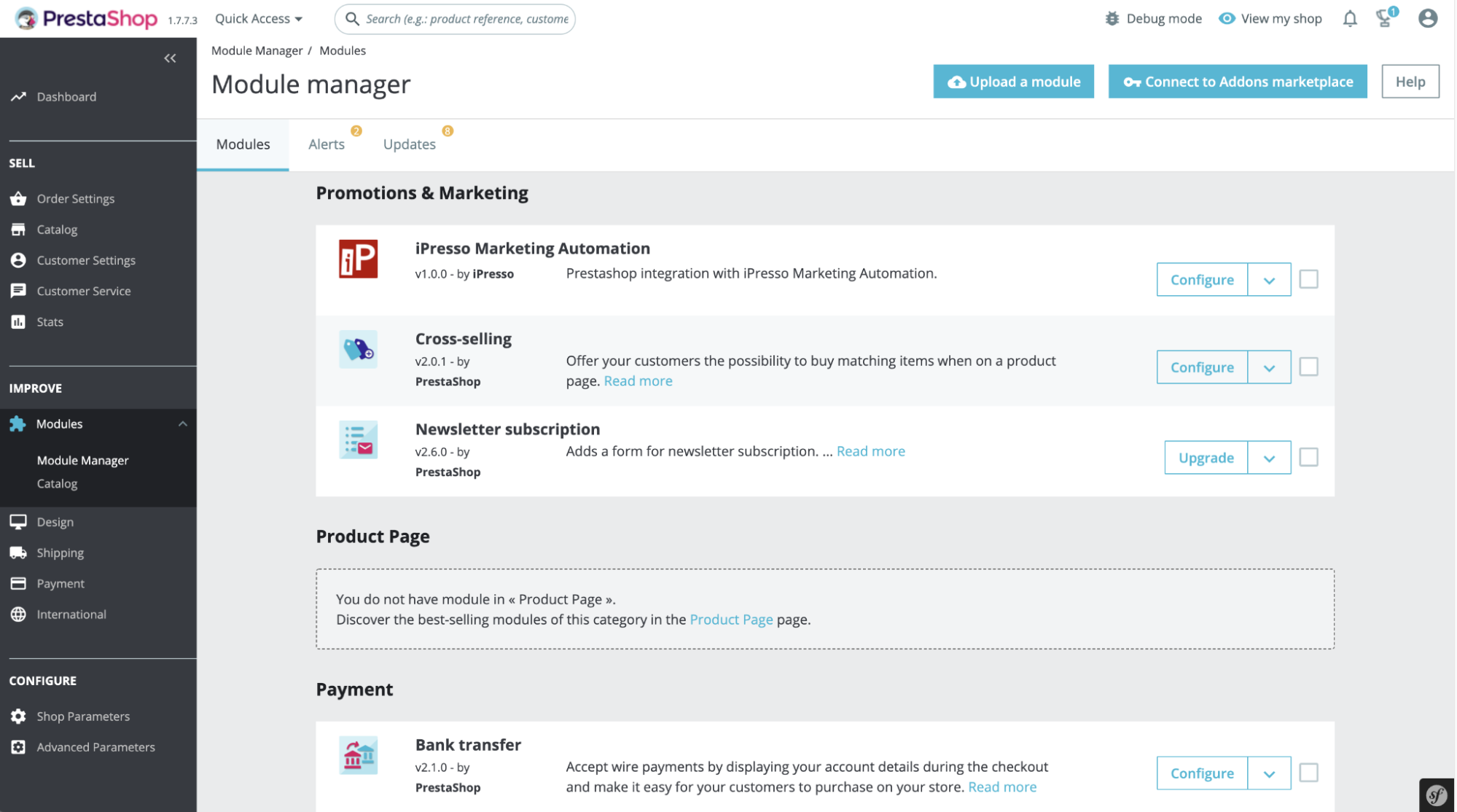 PrestaShop - Integration – iPresso - Help Center
