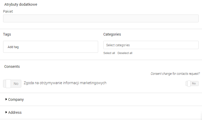 Adding contacts - manually – iPresso - Help Center